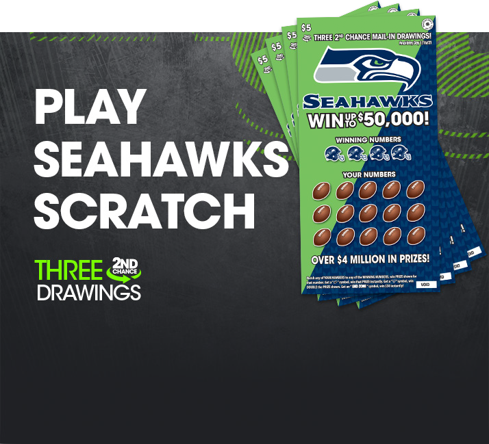 Washington's Lottery - Seahawks 2020 Scratch